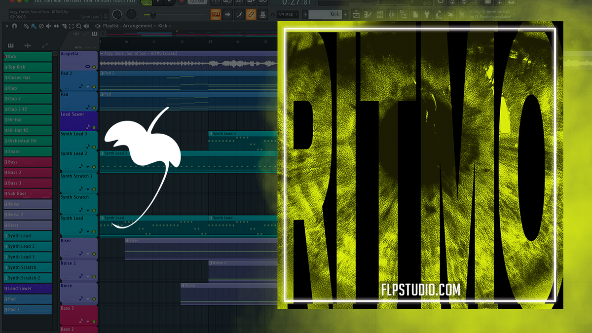 Argy, Omiki, Son of Son - RITMO FL Studio Remake (Techno / Melodic Hou – FLP Studio