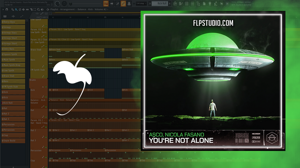 ASCO, Nicola Fasano - You're Not Alone FL Studio Remake (Mainstage) – FLP Studio