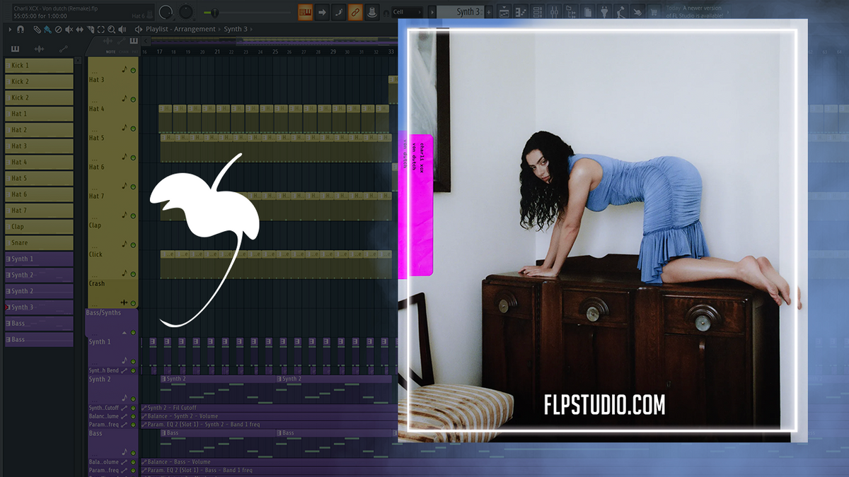 Charli XCX - Von dutch FL Studio Remake (Eurodance / Dance Pop) – FLP Studio