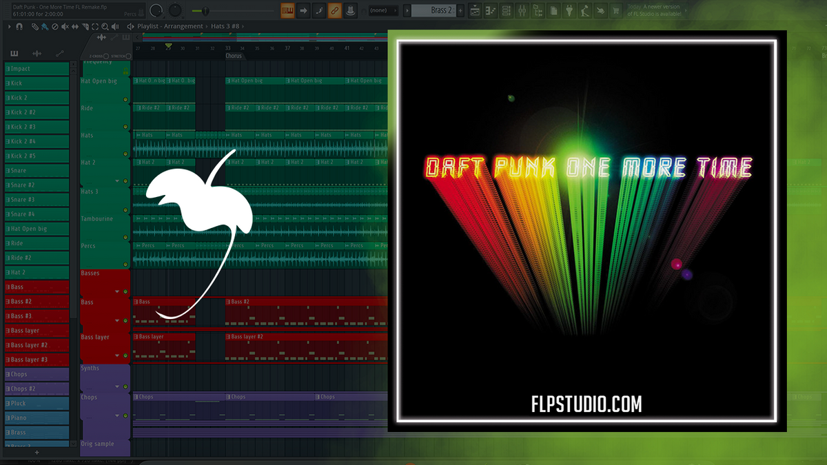 Daft Punk - One More Time FL Studio Remake (Dance) – FLP Studio