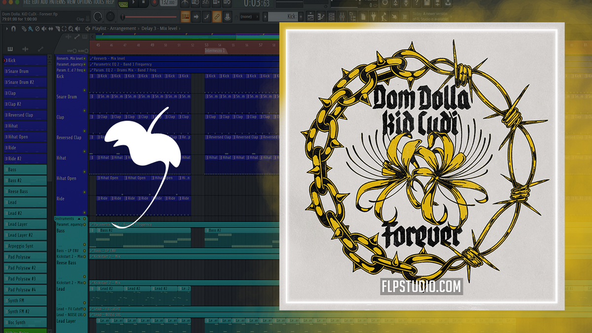 Dom Dolla. KiD CuDi - Forever FL Studio Remake (Dance Pop) – FLP Studio