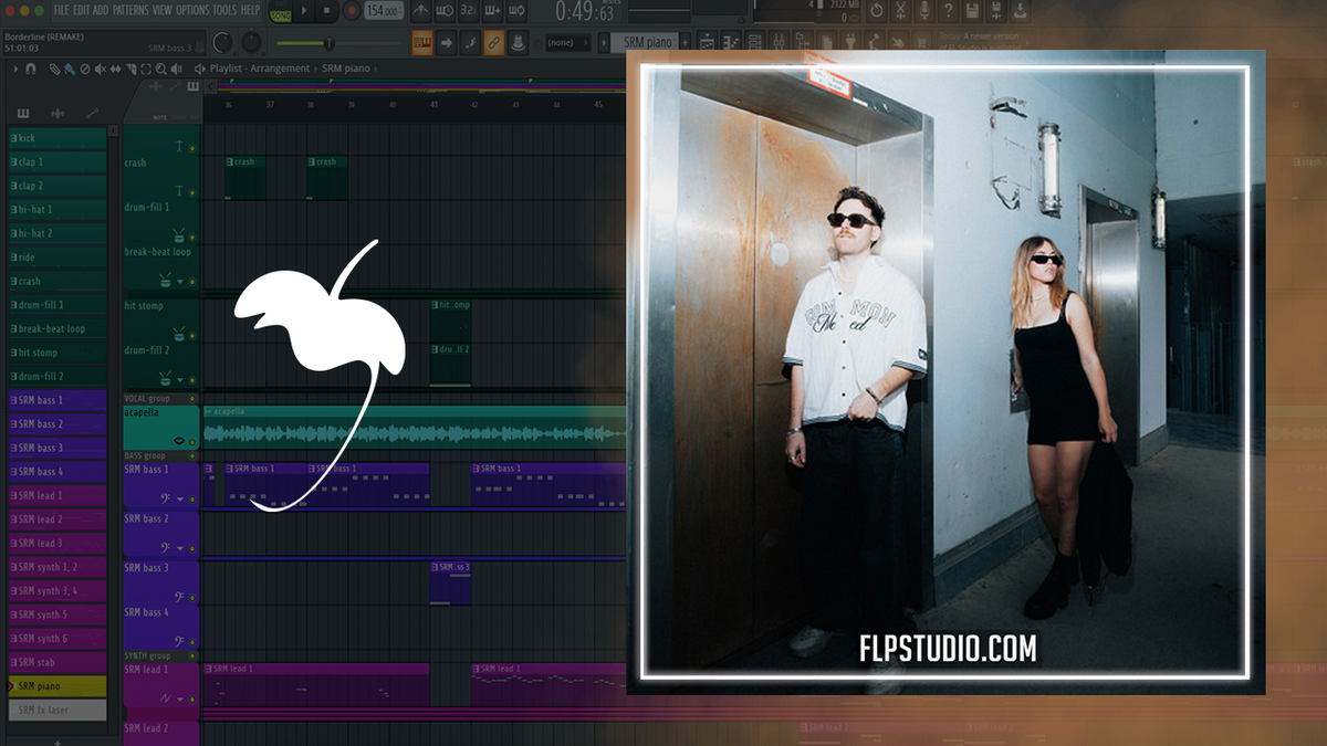 Ely Oaks - Borderline FL Studio Remake (Techno) – FLP Studio