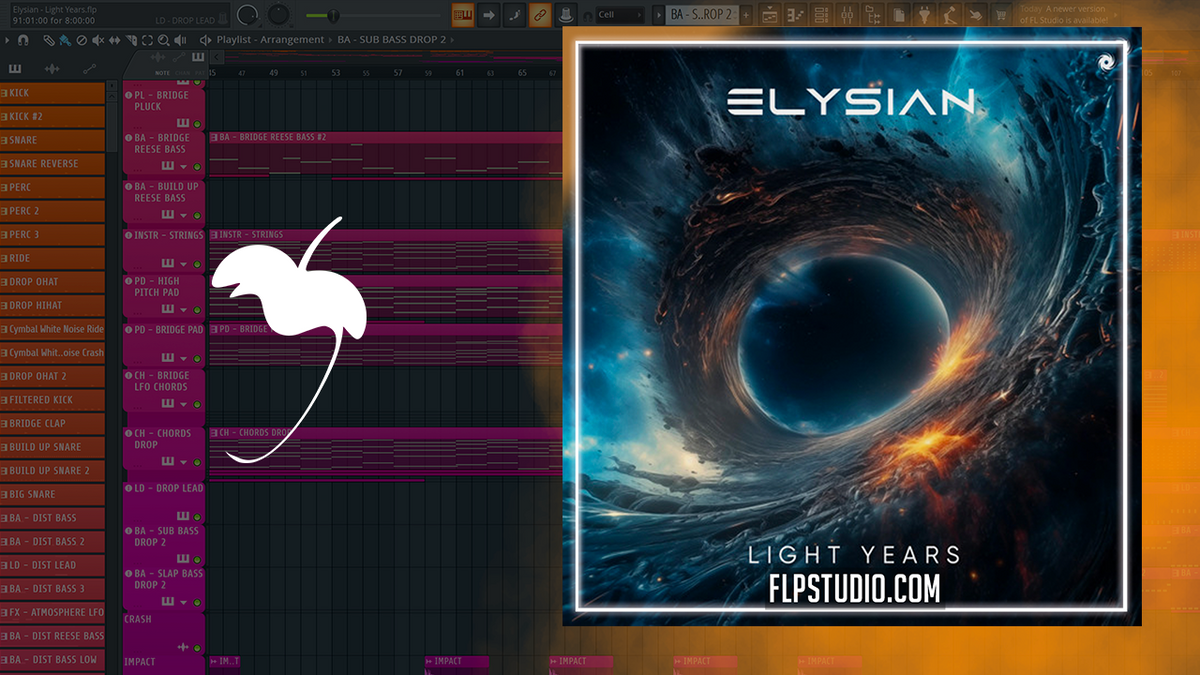 Elysian - Light Years FL Studio Remake (Trance) – FLP Studio