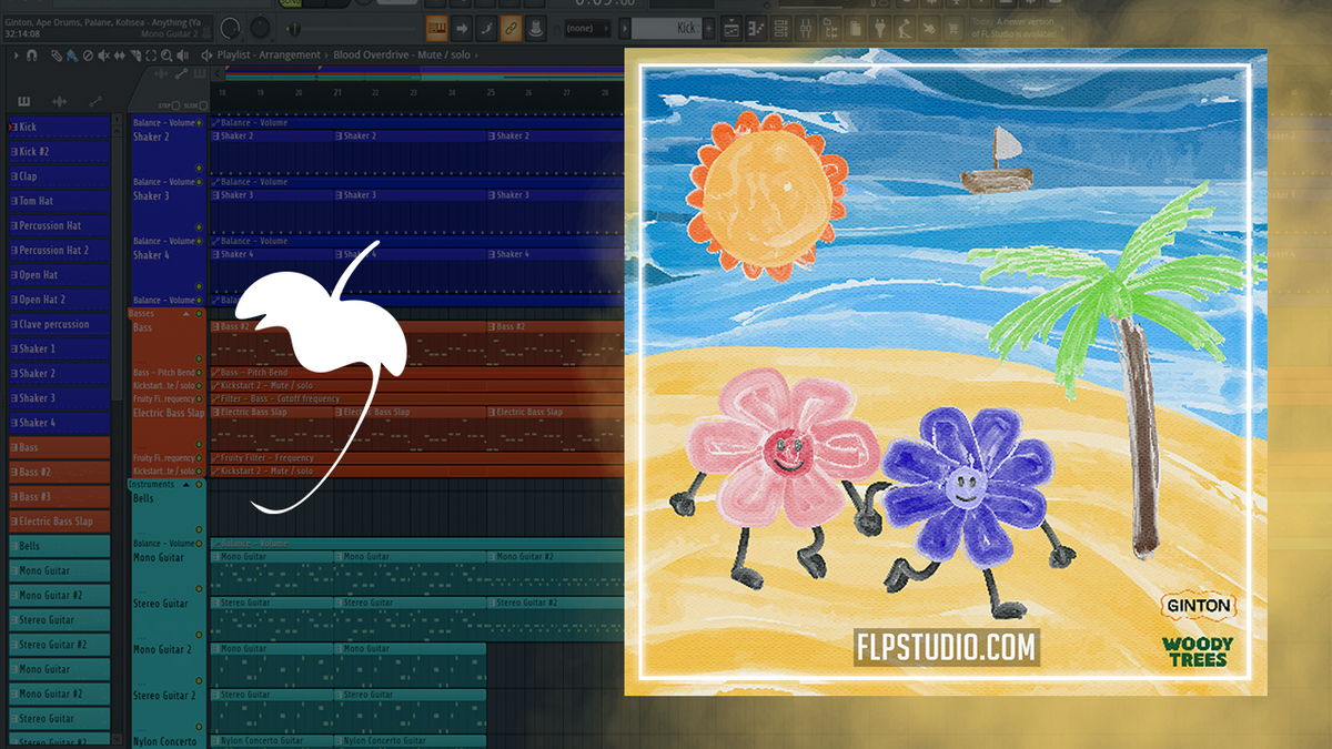 Ginton, Ape Drums, Palane, Kohsea - Anything (Ya Ya) FL Studio Remake – FLP Studio