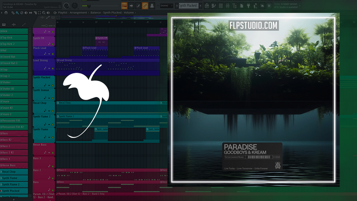 Goodboys & KREAM - Paradise FL Studio Remake (Dance) – FLP Studio