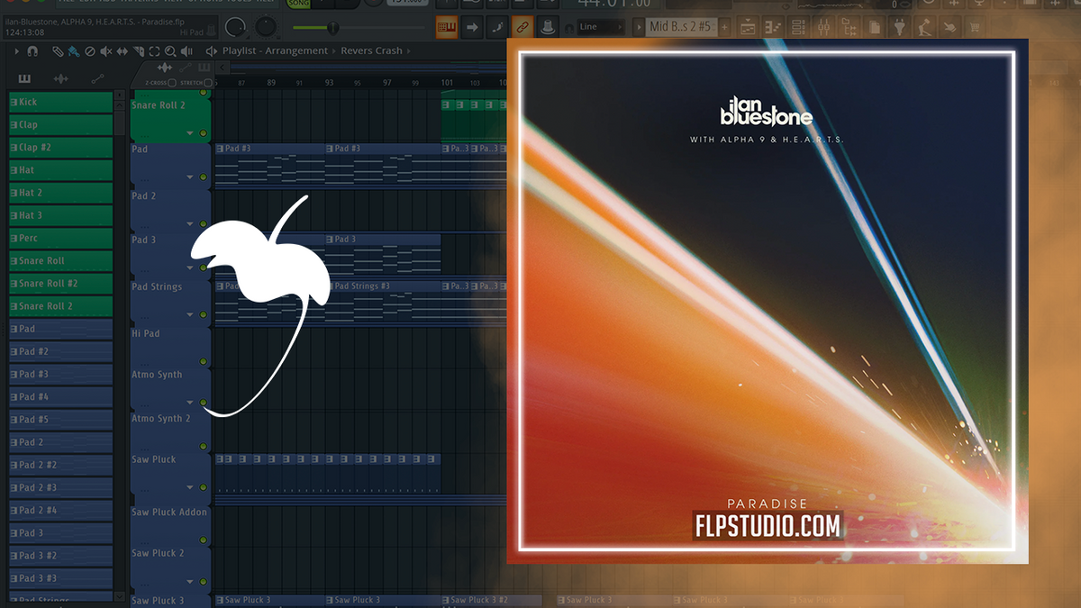 ilan-Bluestone, ALPHA 9, H.E.A.R.T.S. - Paradise FL Studio Remake (Tra – FLP Studio