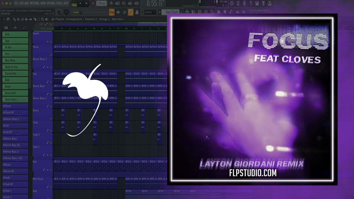 John Summit - Focus (feat. CLOVES) [Layton Giordani Remix] FL Studio R – FLP Studio