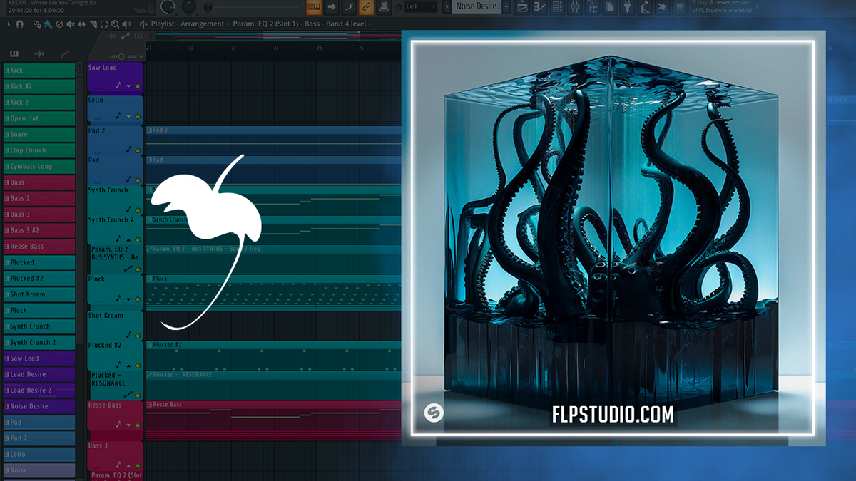 KREAM - Where Are You Tonight FL Studio Remake (Mainstage) – FLP Studio