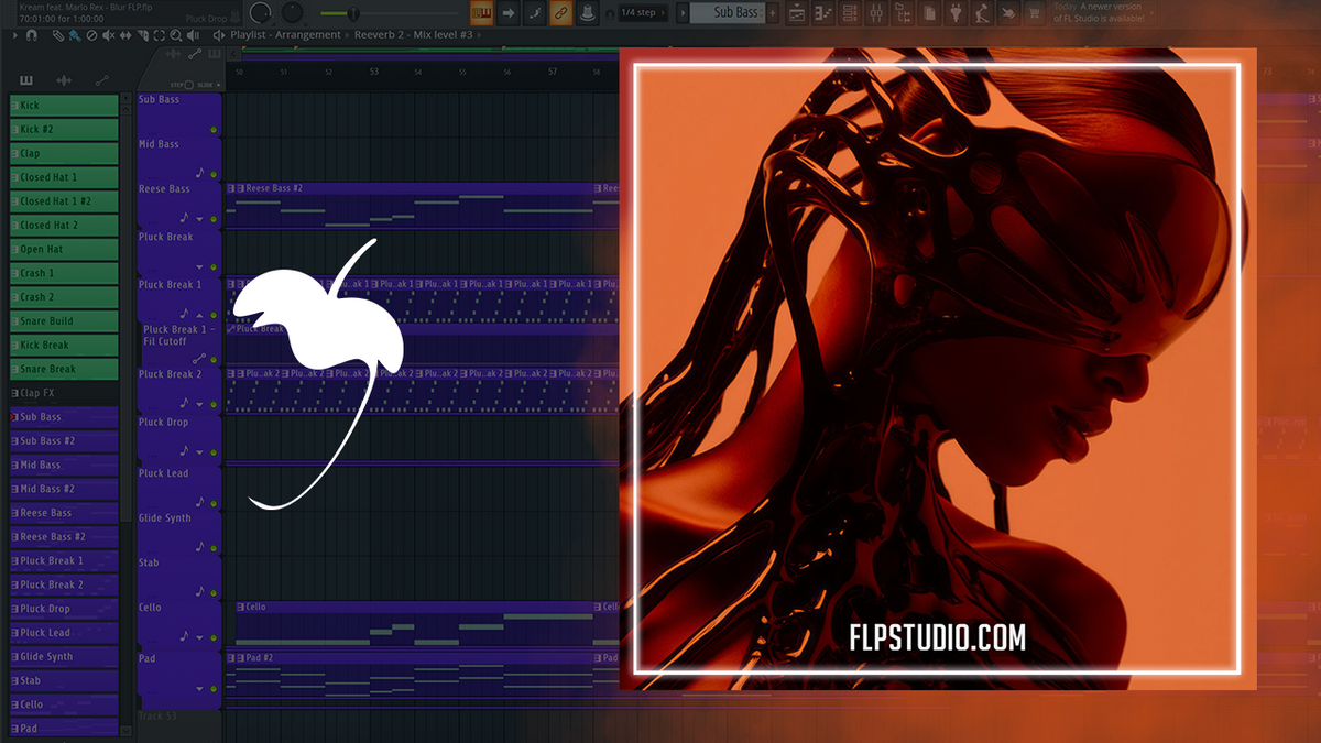 Kream feat. Marlo Rex - Blur FL Studio Remake (Dance) – FLP Studio