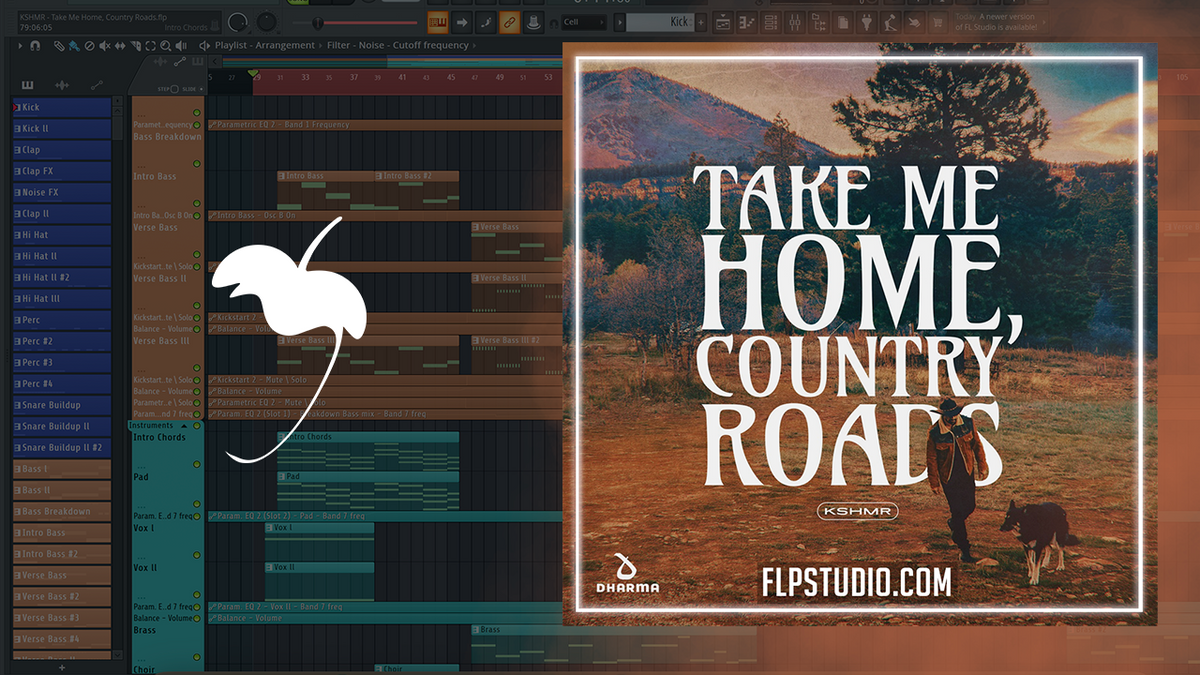 KSHMR - Take Me Home, Country Roads FL Studio Remake (Mainstage) – FLP Studio