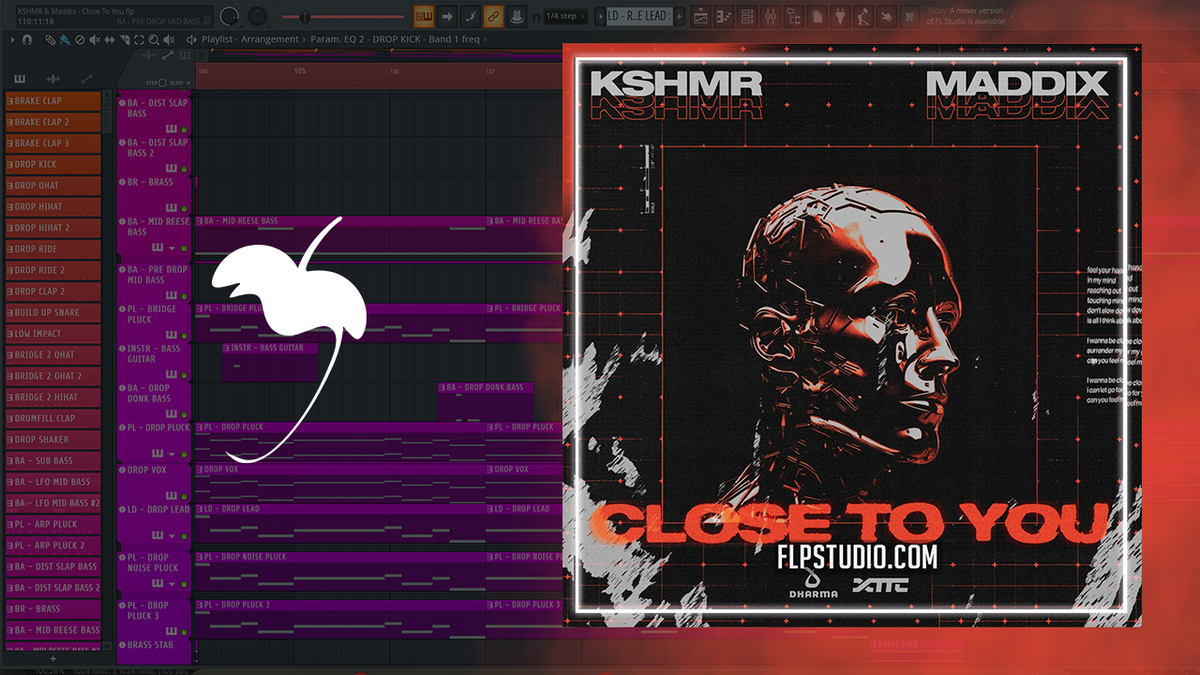 KSHMR & Maddix - Close To You FL Studio Remake (Techno) – FLP Studio