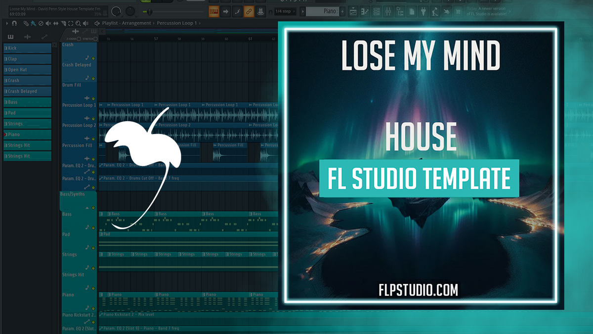 Lose My Mind - House FL Studio Template (David Penn Style) – FLP Studio