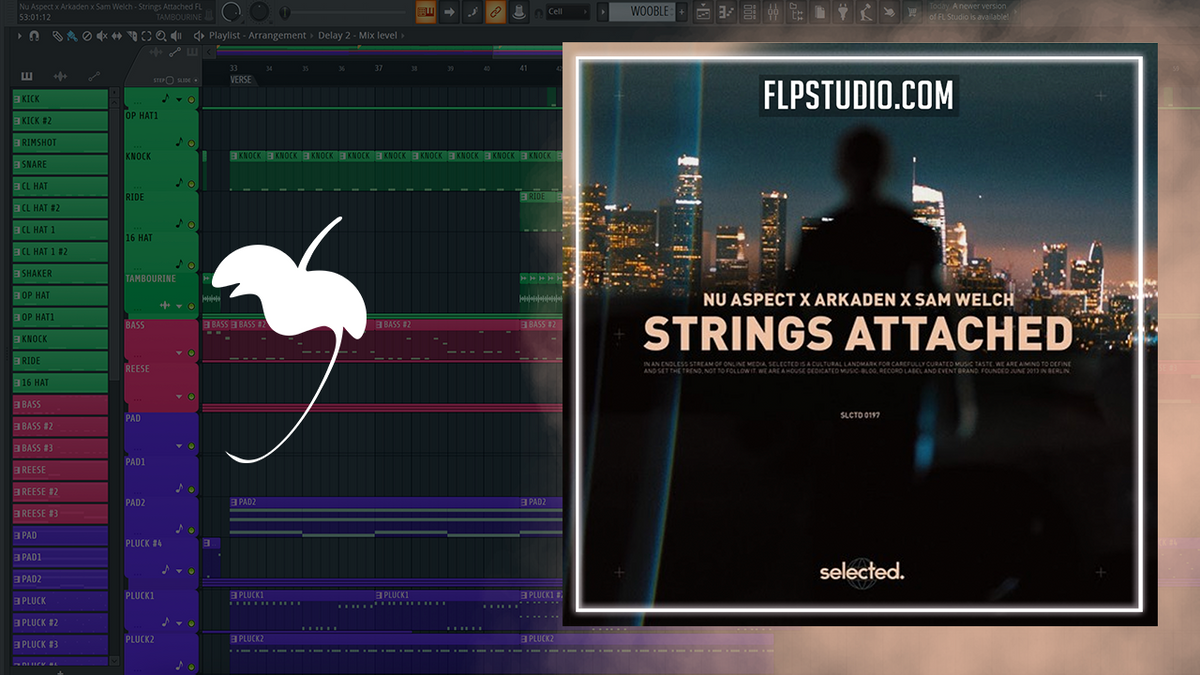 Nu Aspect x Arkaden x Sam Welch - Strings Attached FL Studio Remake (D ...