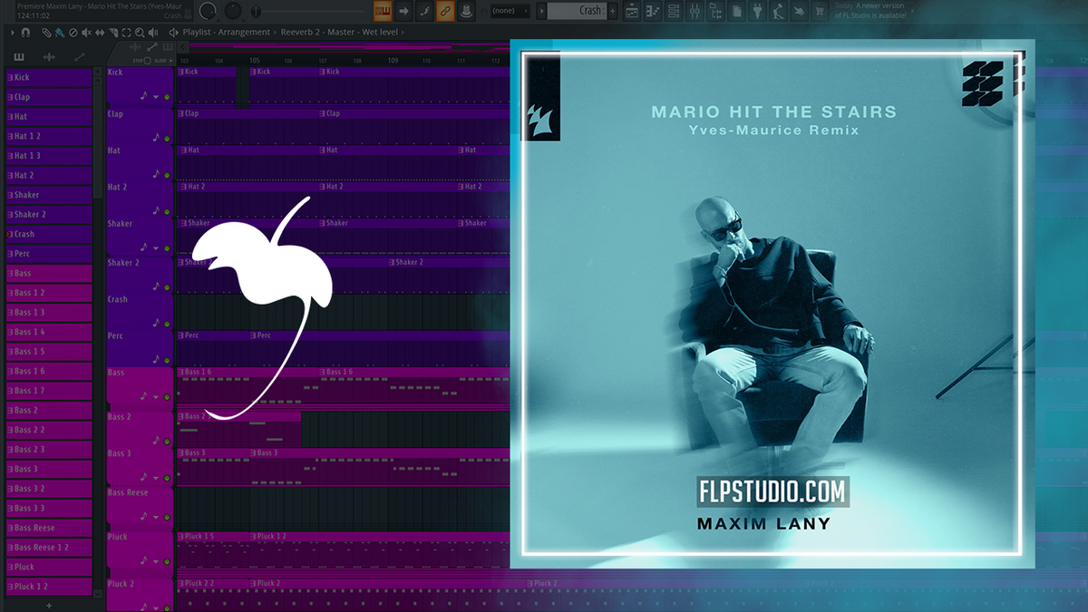 Maxim Lany - Mario Hit The Stairs (Yves-Maurice Remix) FL Studio Remak – FLP Studio