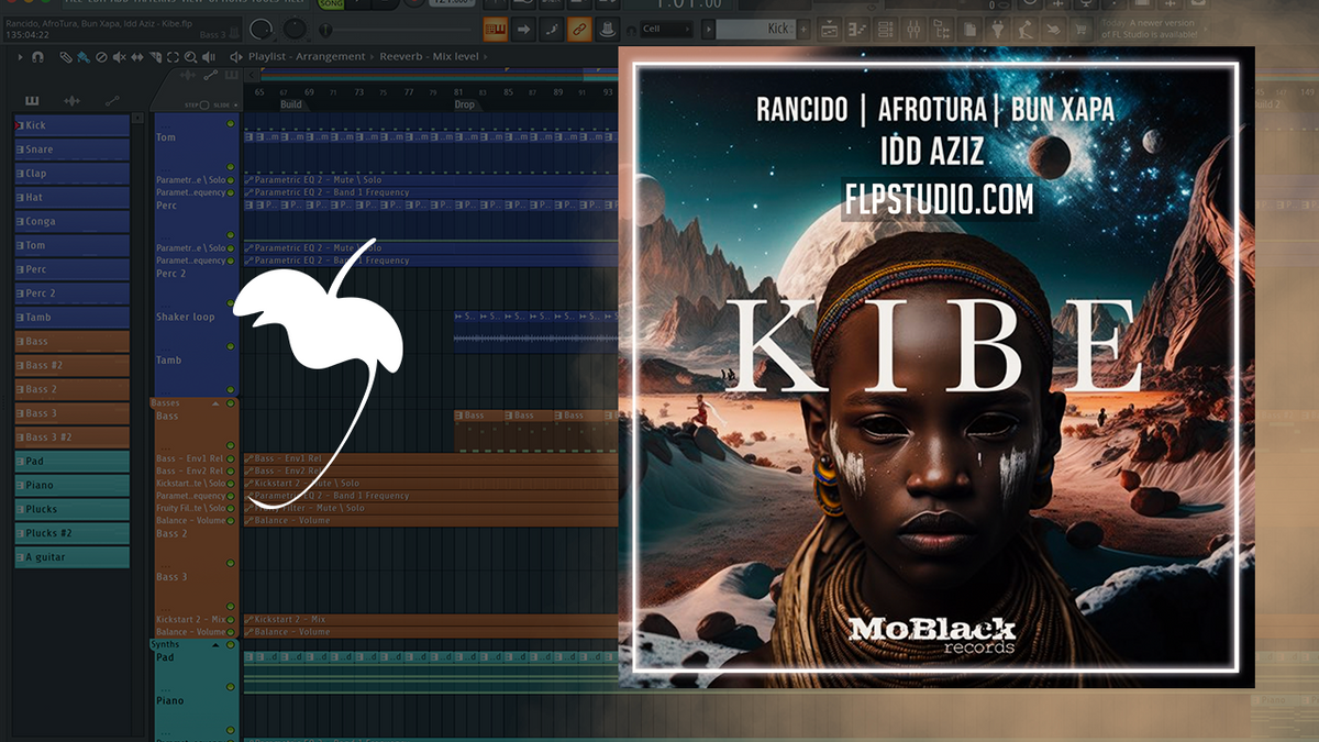 Rancido, AfroTura, Bun Xapa, Idd Aziz - Kibe FL Studio Remake (House) – FLP Studio