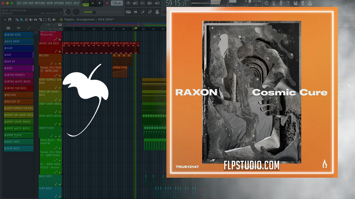 Raxon - Cosmic Cure FL Studio Remake (Techno) – FLP Studio
