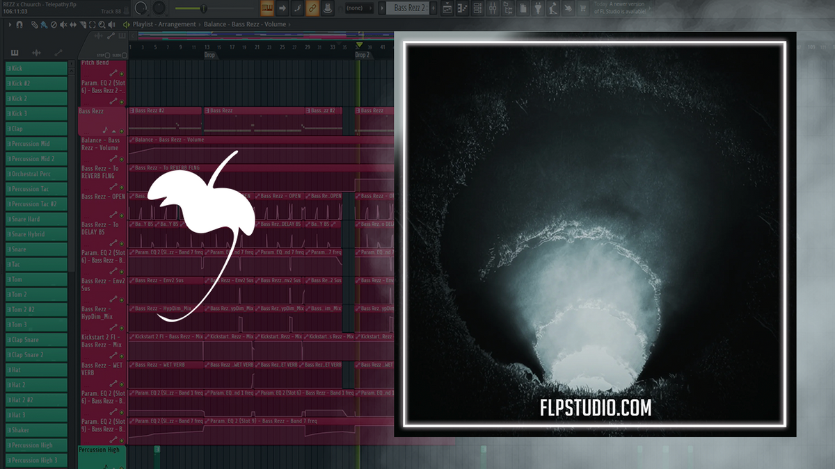 REZZ x Chuurch - Telepathy FL Studio Remake (Dubstep) – FLP Studio