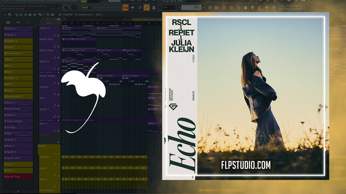 RSCL, Repiet & Julia Kleijn - Echo FL Studio Remake (Stutter House) – FLP Studio