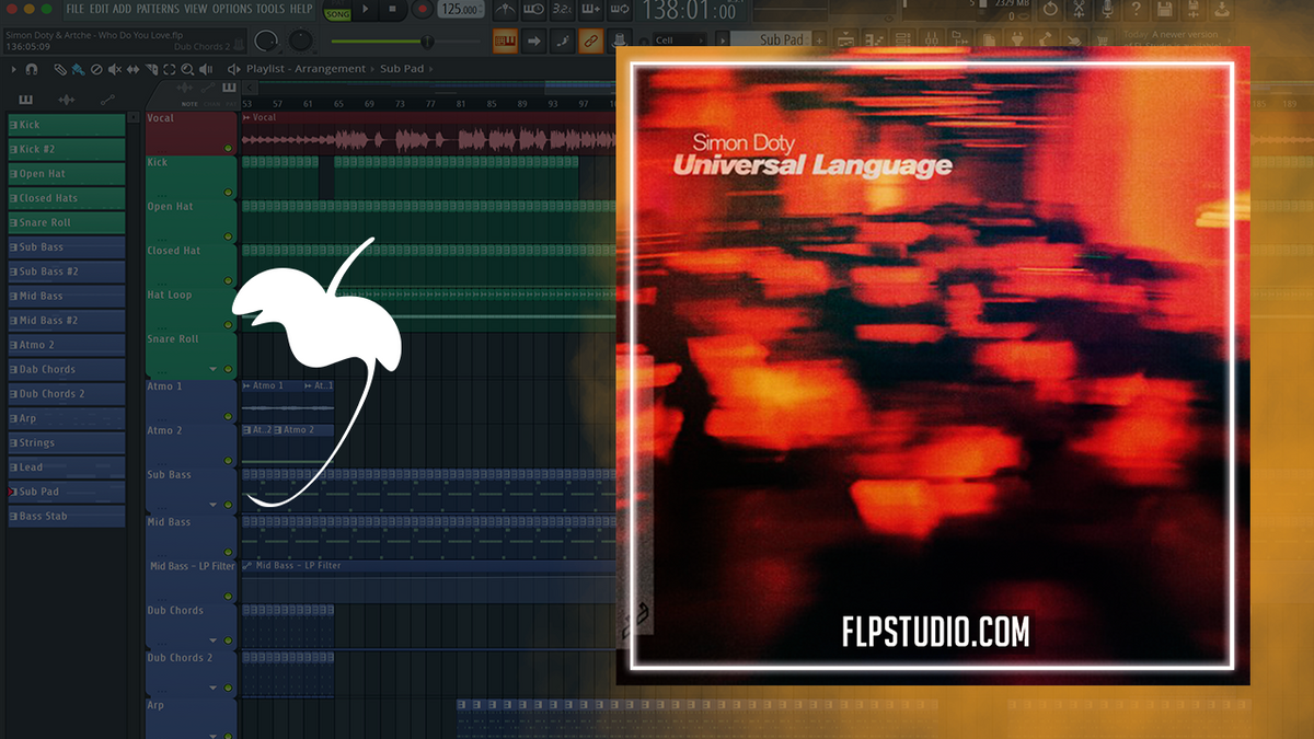 Simon Doty & Artche - Who Do You Love? FL Studio Remake (Melodic House – FLP Studio