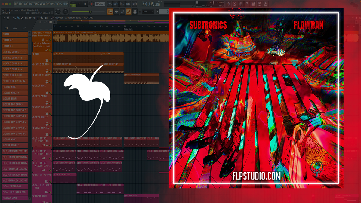 Subtronics - Hunter (feat. Flowdan) FL Studio Remake (Dubstep) – FLP Studio