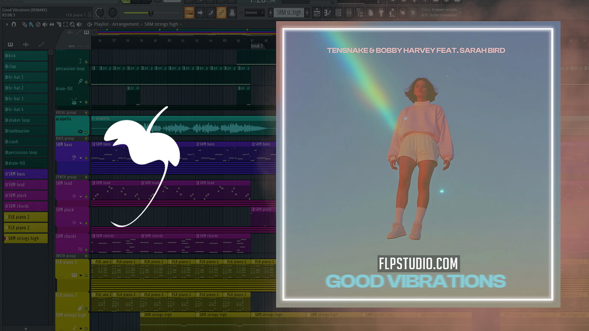 Tensnake - Good Vibrations FL Studio Remake (Dance Pop) – FLP Studio