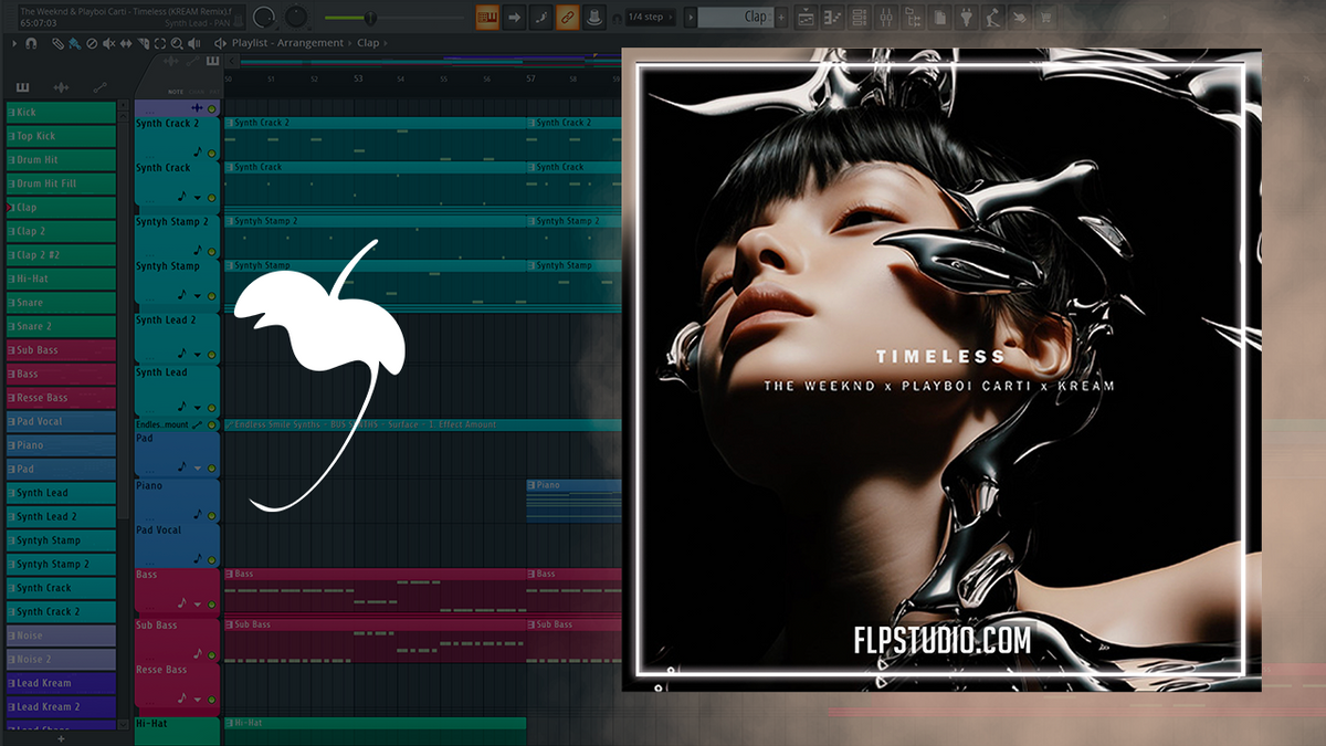 The Weeknd & Playboi Carti - Timeless (KREAM Remix) FL Studio Remake ( – FLP Studio