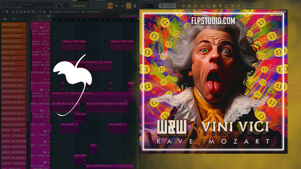 W&W x Vini Vici - Rave Mozart FL Studio Remake (Mainstage) – FLP Studio