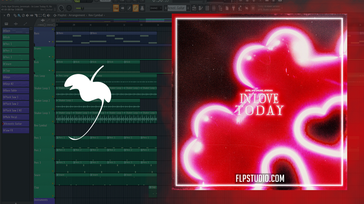 Zerb, Ape Drums, Jeremiah - In Love Today FL Studio Remake (Dance Pop) – FLP Studio