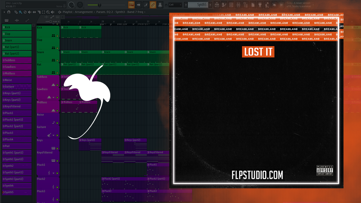 ZHU - Lost it FL Studio Remake (Dance) – FLP Studio