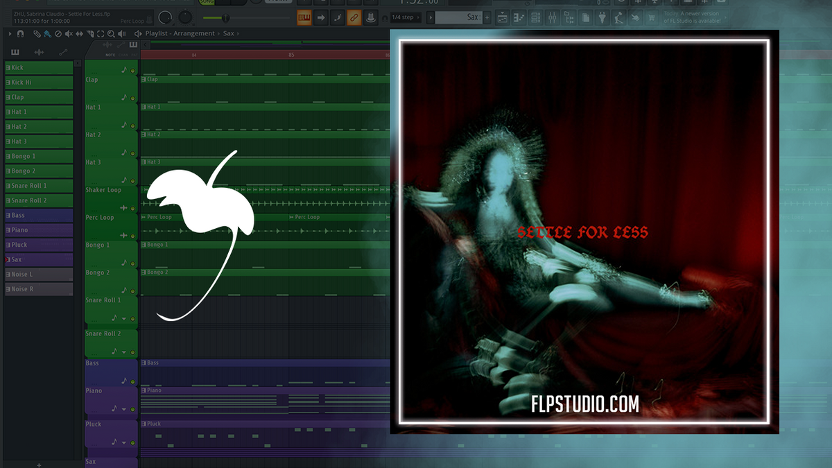 ZHU, Sabrina Claudio - Settle For Less FL Studio Remake (Dance) – FLP Studio