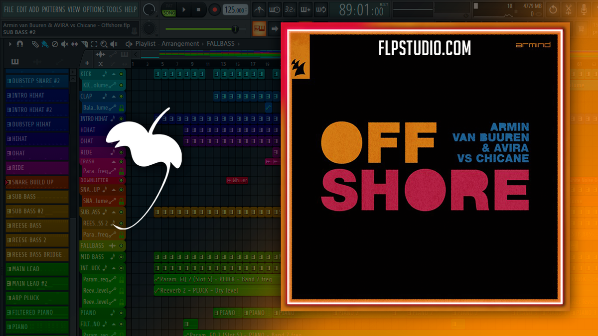 Armin van Buuren & AVIRA vs Chicane - Offshore FL Studio Remake (House ...
