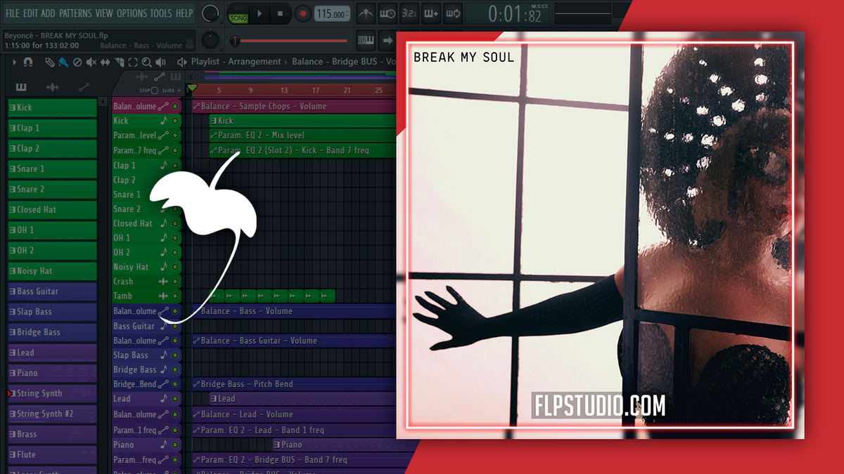 Beyoncé - Break My Soul FL Studio Remake (Piano House) – FLP Studio