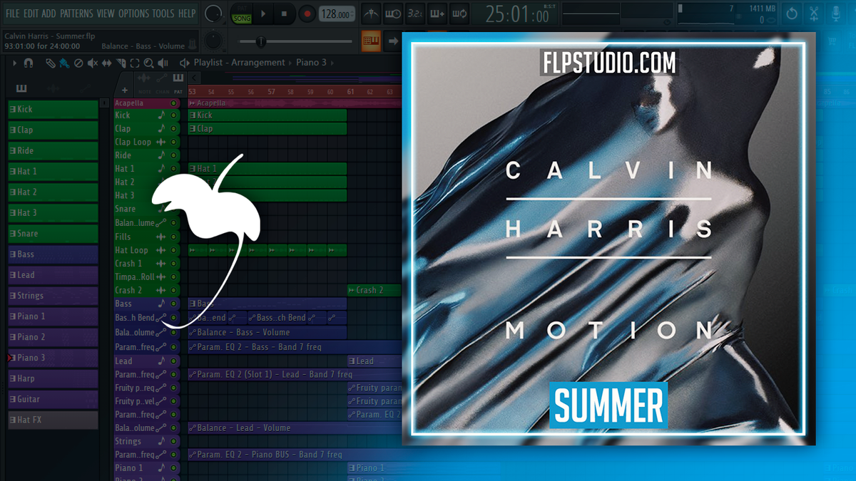 Calvin Harris - Summer FL Studio Remake (Dance) – FLP Studio