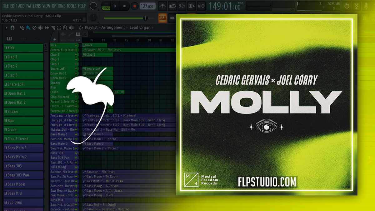 Cedric Gervais x Joel Corry - MOLLY FL Studio Remake (Dance) – FLP Studio