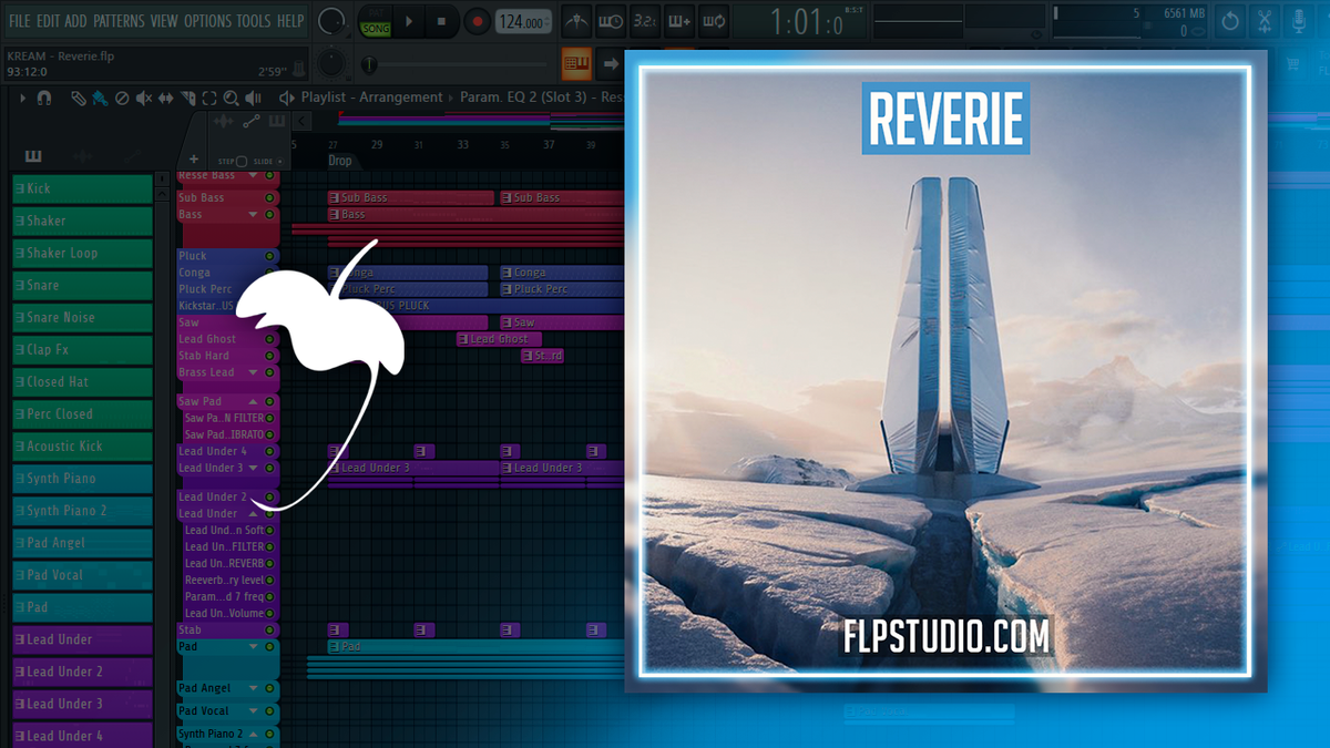 KREAM - Reverie FL Studio Remake (Dance) – FLP Studio