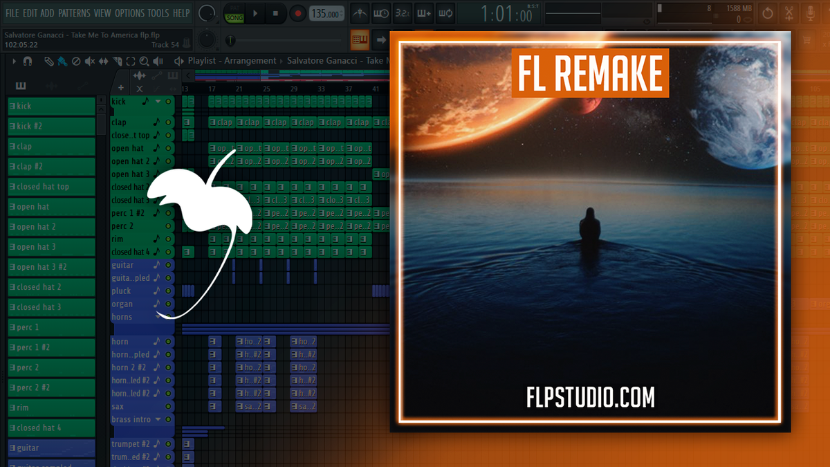 Salvatore Ganacci - Take Me To America FL Studio Remake (Dance) – FLP Studio