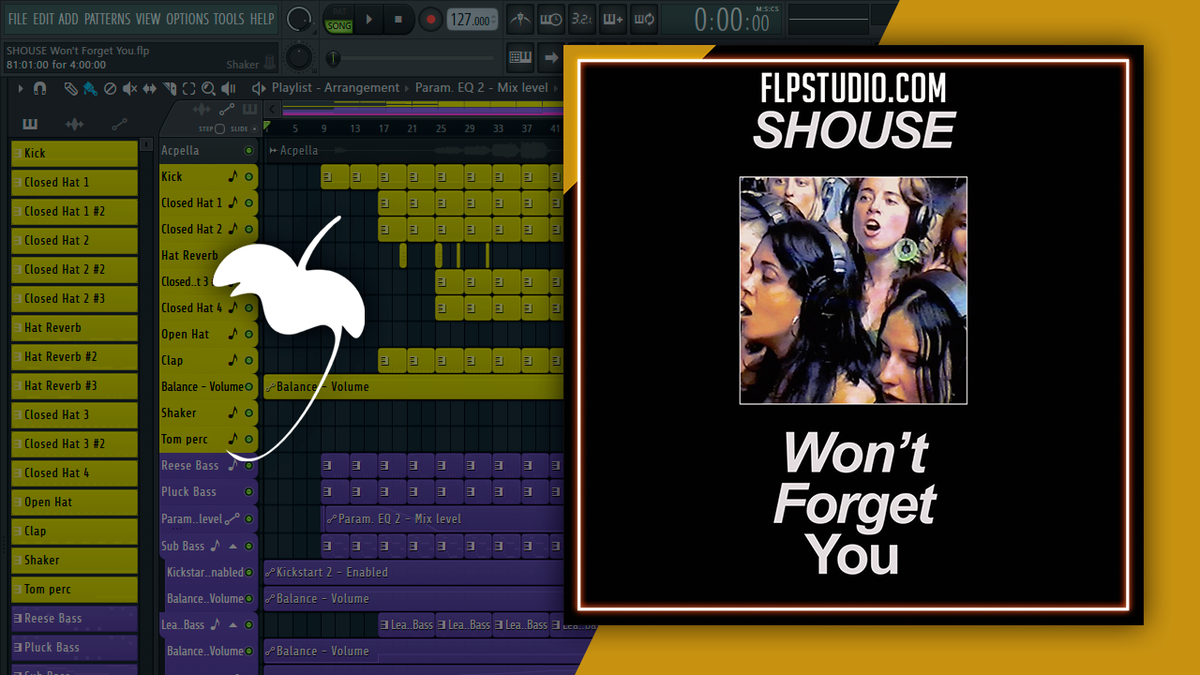 SHOUSE - Won't Forget You FL Studio Remake (Dance) – FLP Studio
