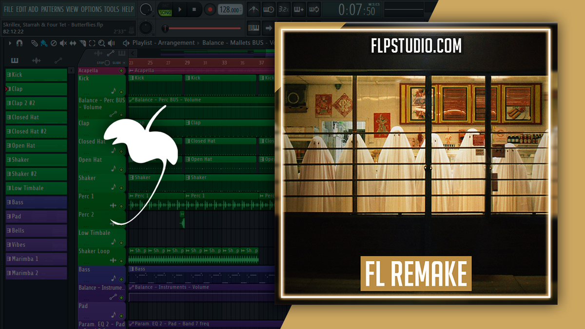 Skrillex, Starrah & Four Tet - Butterflies FL Studio Remake (Dance) – FLP Studio