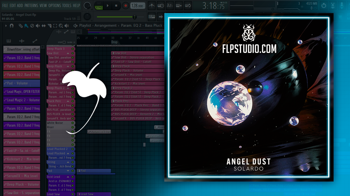 Solardo - Angel Dust FL Studio Remake (Dance) – FLP Studio