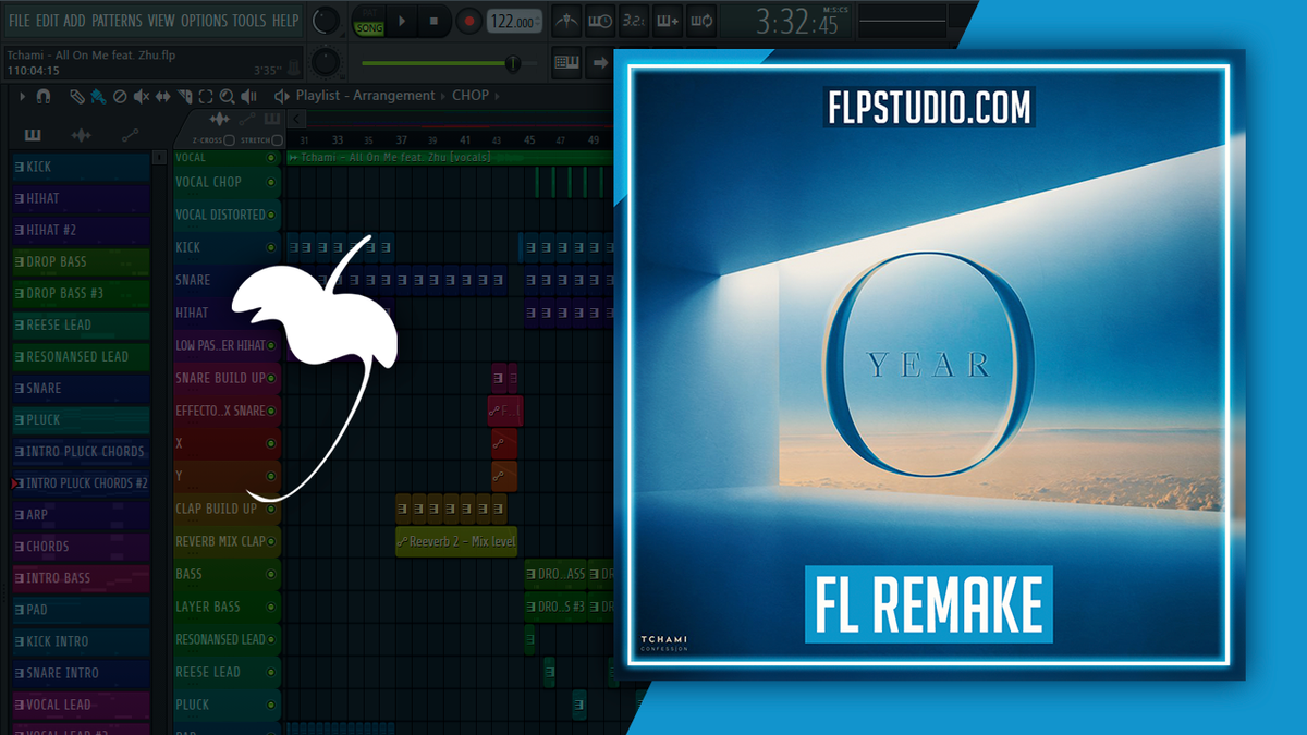 Tchami - All On Me feat. Zhu FL Studio Remake (Dance) – FLP Studio