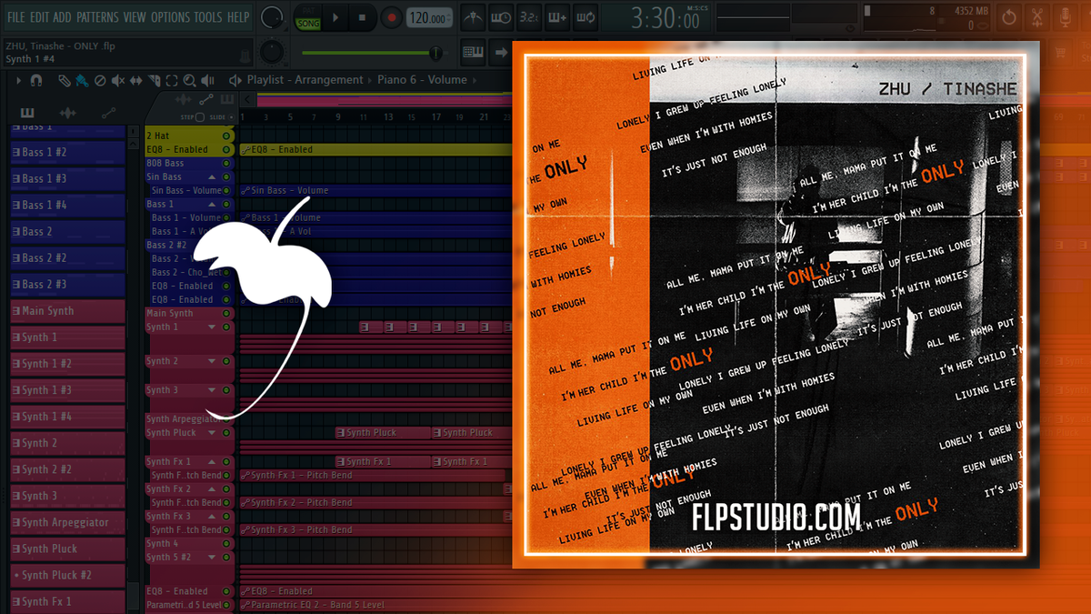 ZHU & Tinashe - Only FL Studio Remake (Dance) – FLP Studio