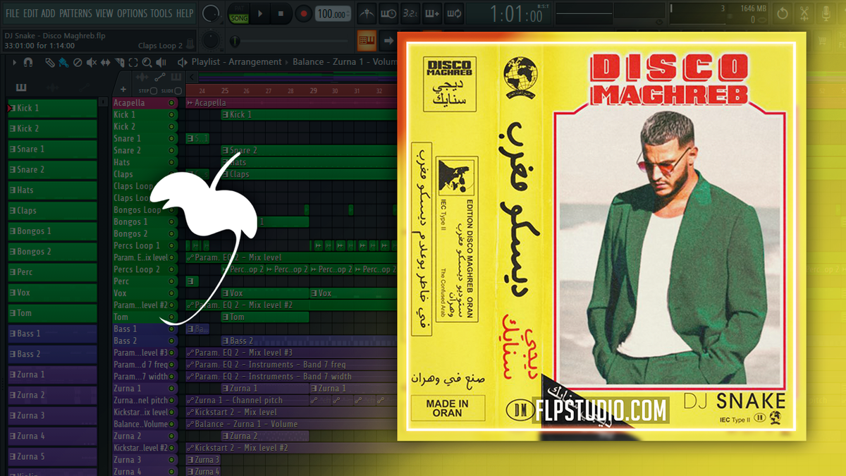 DJ Snake - Disco Maghreb FL Studio Remake (Dance) – FLP Studio