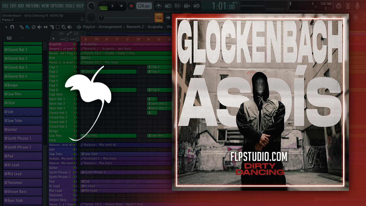 Glockenbach - Dirty Dancing ft. ÁSDÍS FL Studio Remake (Dance) – FLP Studio