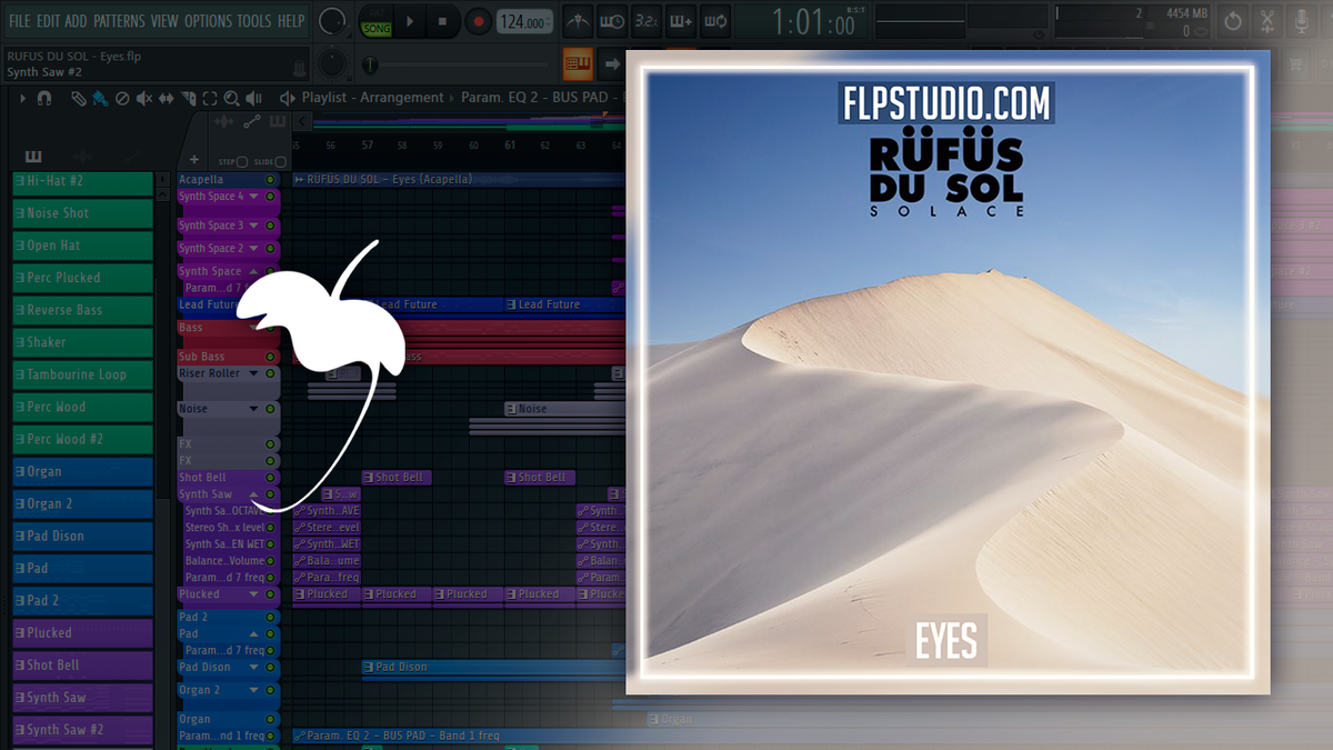 RÜFÜS DU SOL - Eyes FL Studio Remake (Dance) – FLP Studio
