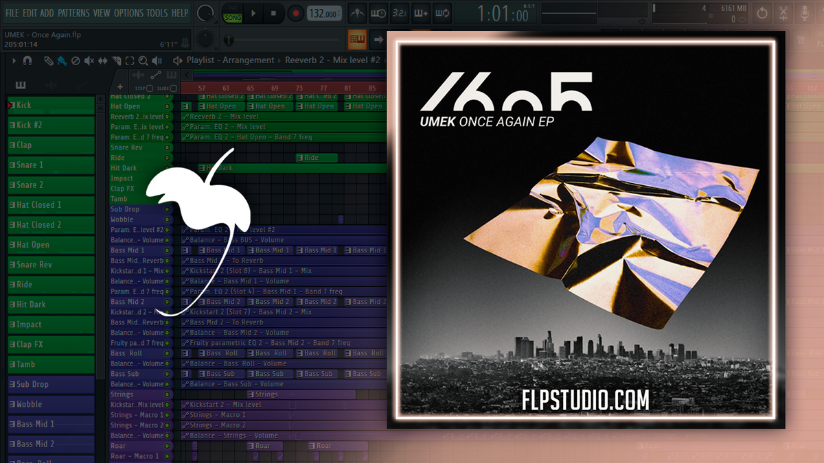 UMEK - Once Again FL Studio Remake (Techno) – FLP Studio