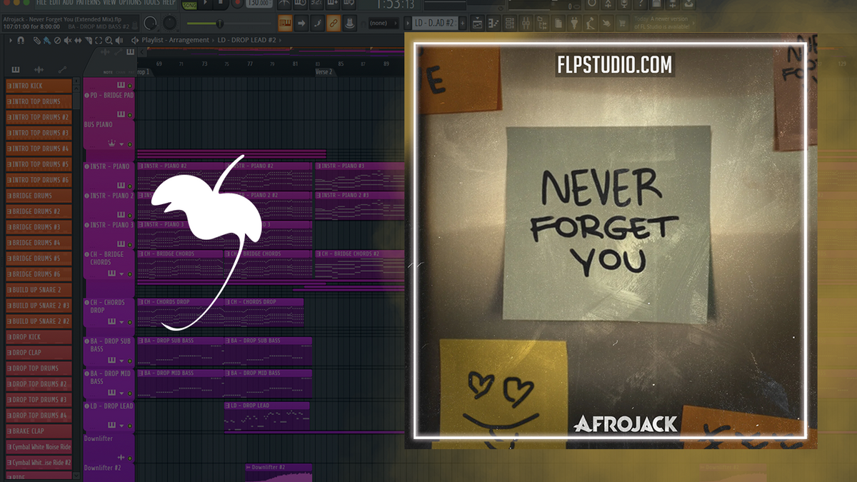 Afrojack - Never Forget You FL Studio Remake (Eurodance) – FLP Studio