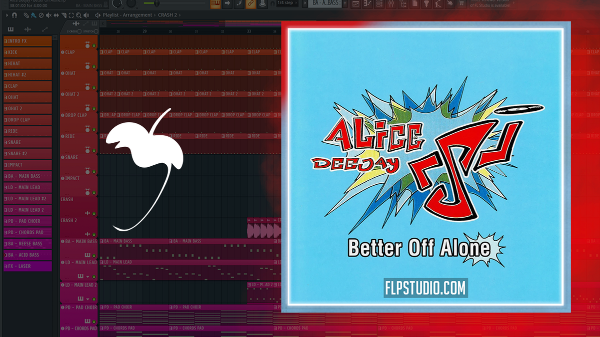 Alice Deejay - Better Off Alone FL Studio Remake (Dance) – FLP Studio