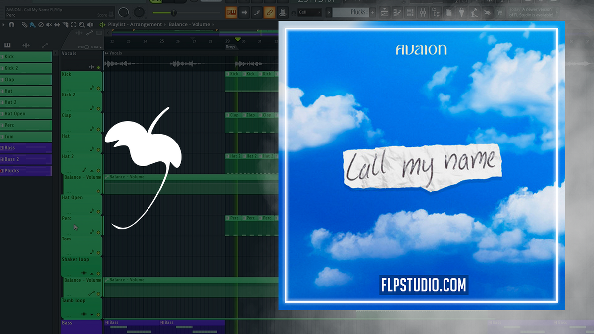 AVAION - Call My Name FL Studio Remake (Deep House) – FLP Studio