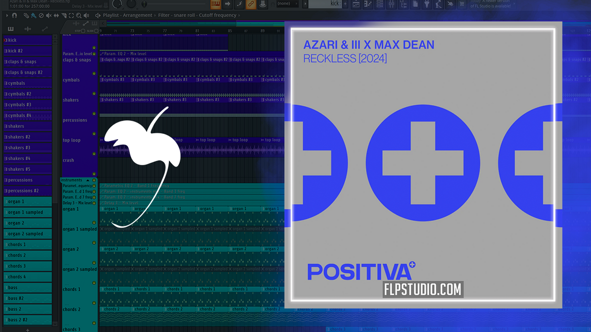 Azari & III & Max Dean - Reckless FL Studio Remake (House) – FLP Studio