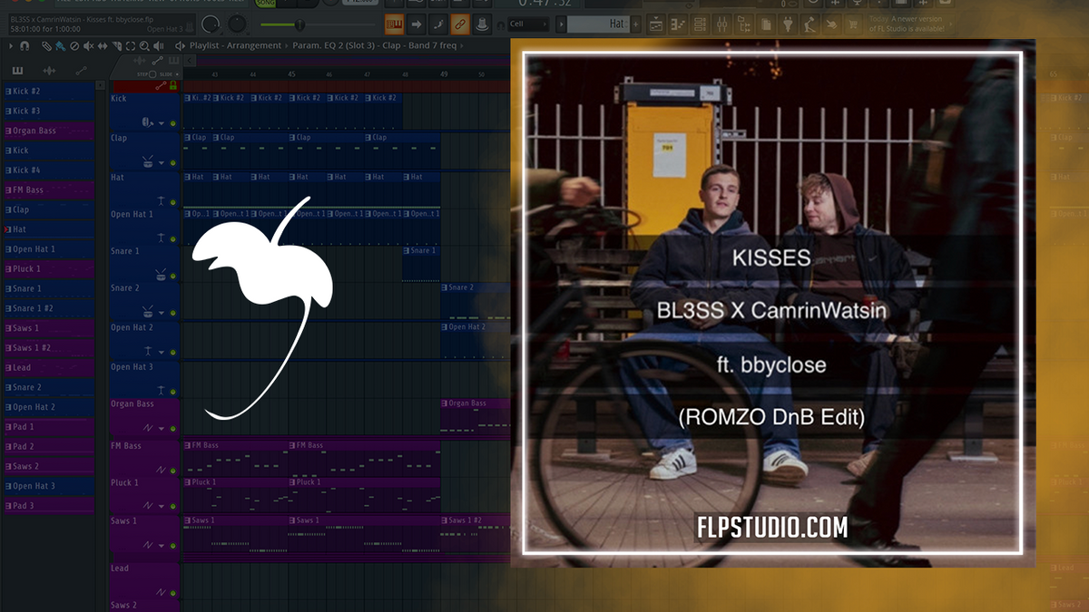 BL3SS x CamrinWatsin - Kisses ft. bbyclose FL Studio Remake (Dance ...